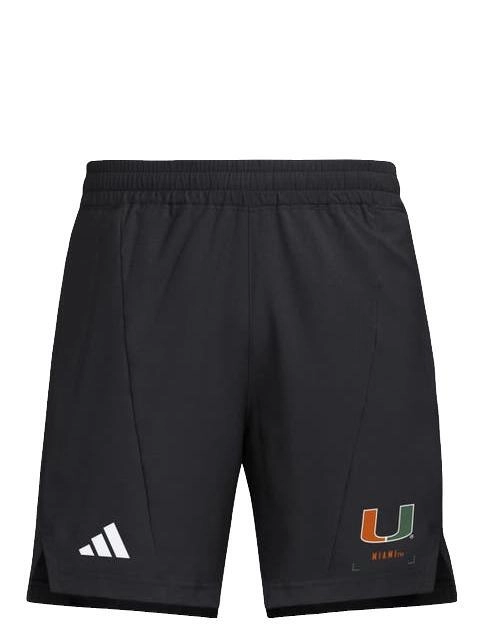 Adidas Miami Hurricanes D4t Shorts By - Black