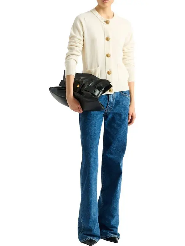 Balmain Eco-cashmere Cardigan - White
