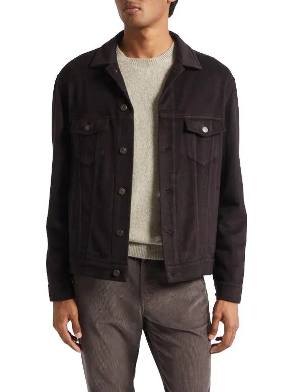 Boglioli Cashmere Trucker Jacket - Brown