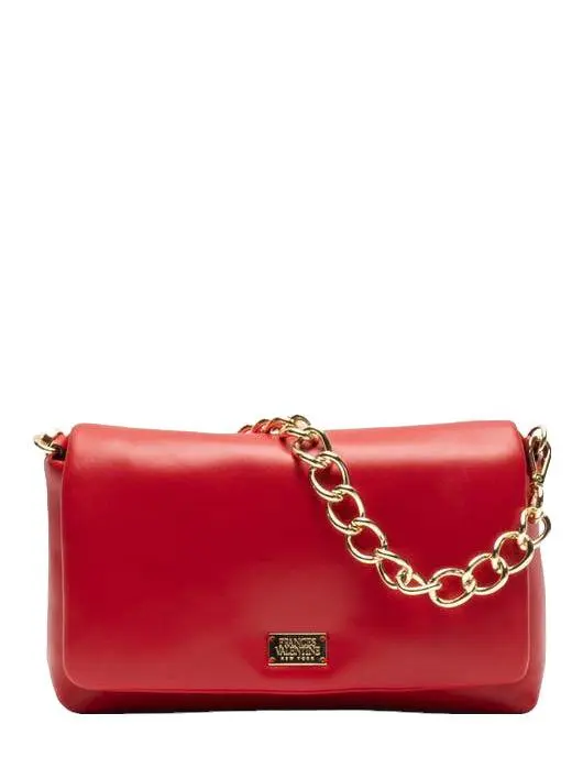 FRANCES VALENTINE Small Effie Crossbody Bag - Red