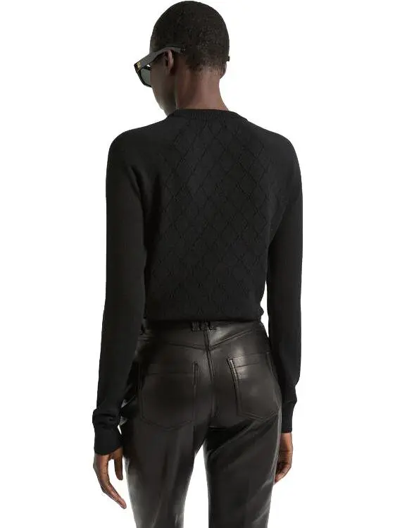 Balmain Knit Jumper - Black
