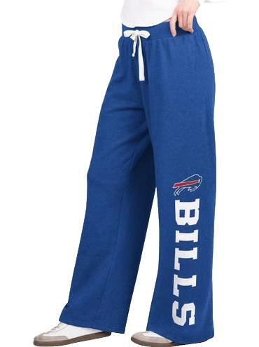 STARTER Buffalo Bills Wide Leg Sweatpants - Royal