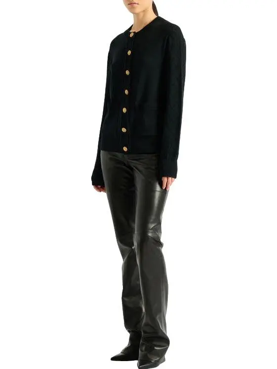 Balmain Knit Cardigan - Black