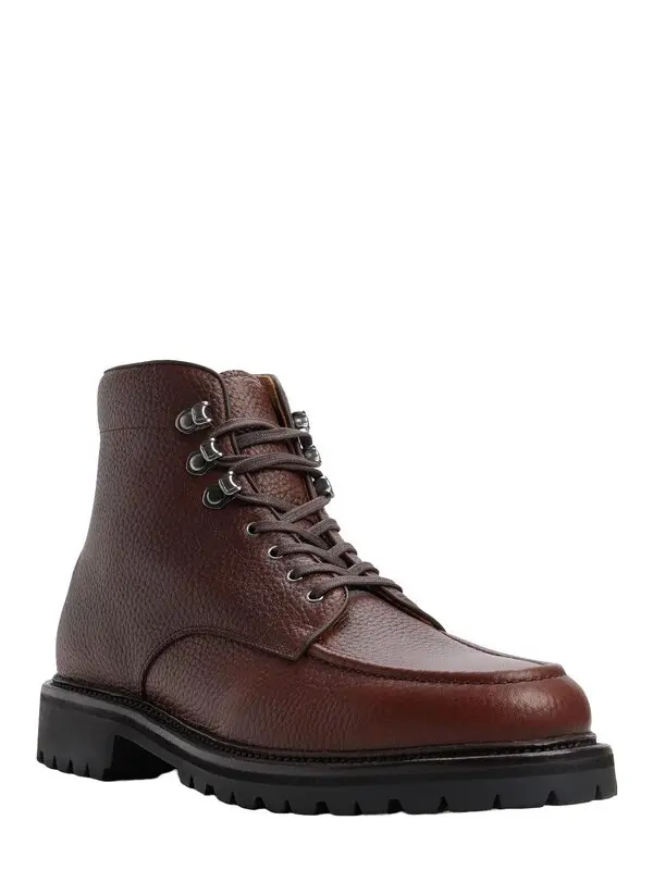 G.H.BASS Huntsman Leather Lace-up Boots - Brown