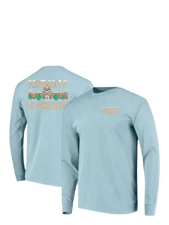 IMAGE ONE Tennessee Volunteers Frosted Dreams Comfort Colors Long Sleeve T-shirt - Light Blue