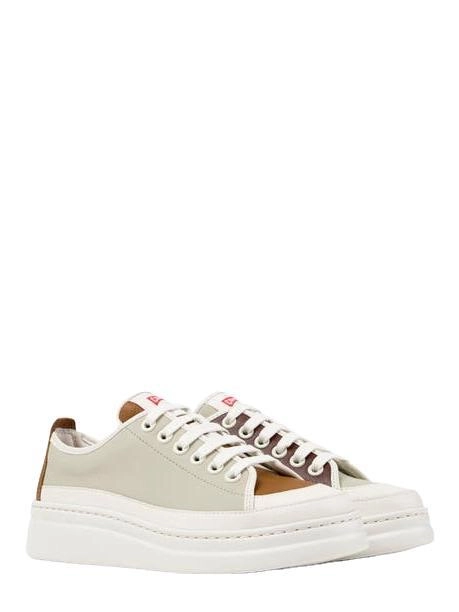 Camper Runner Up Twins Leather Platform Sneakers - Medium Brown