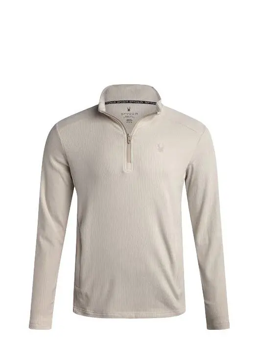 SPYDER Corduroy Quarter Zip Pullover - Bone
