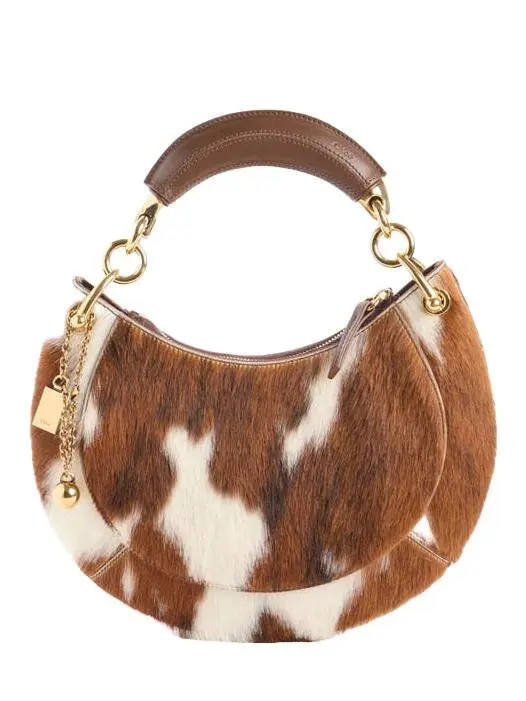 Chloé Genuine Calf Hair Hobo Bag - Chocolate