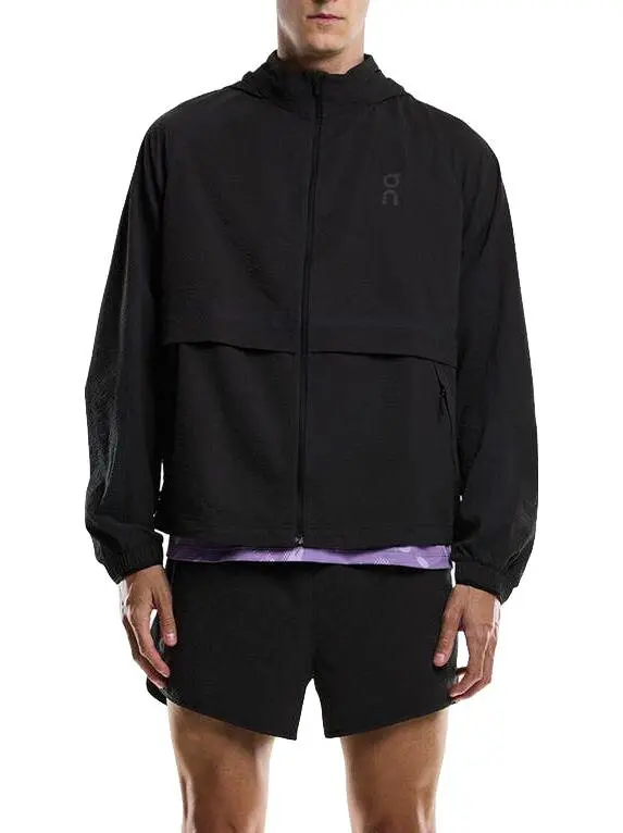 On Performance Volt Jacket With Textured Shell And Zip Pockets - Espresso