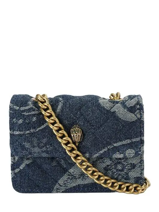 Kurt Geiger Micro Kensington Crossbody Bag - Light/pastel Blue
