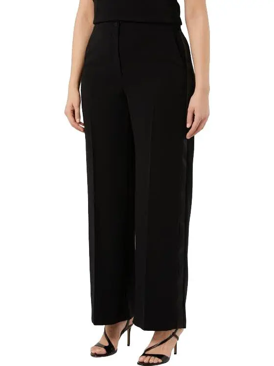 Marina Rinaldi Wide Leg Pants - Black