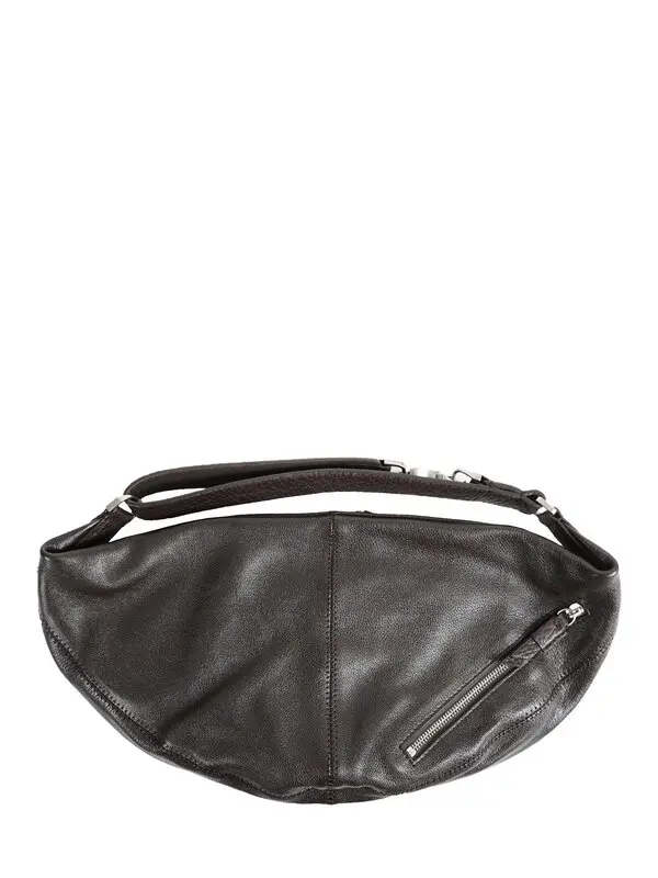 LEMAIRE Mini Quiver Clip Bag - Brown