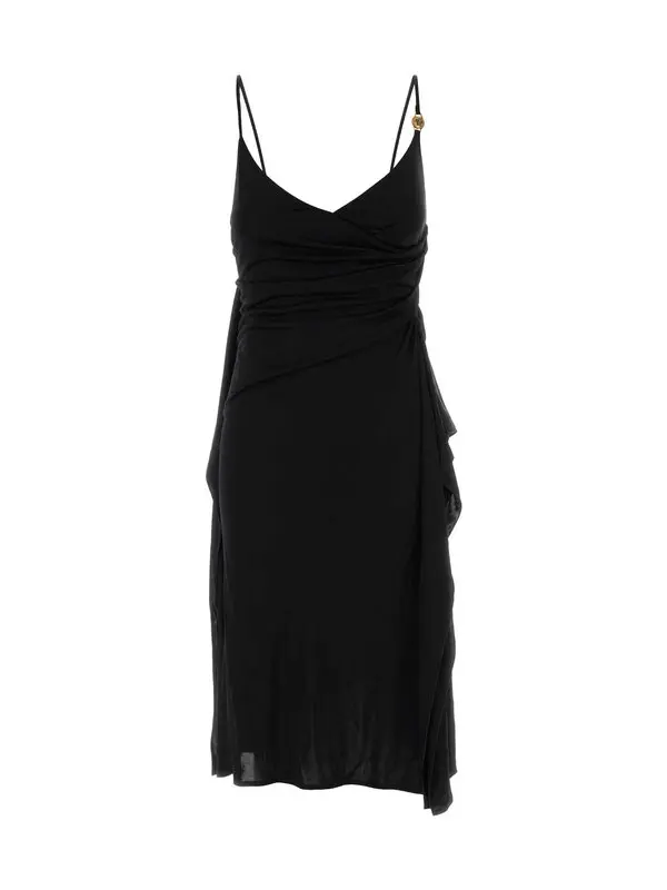 Versace Jersey Dress - Black