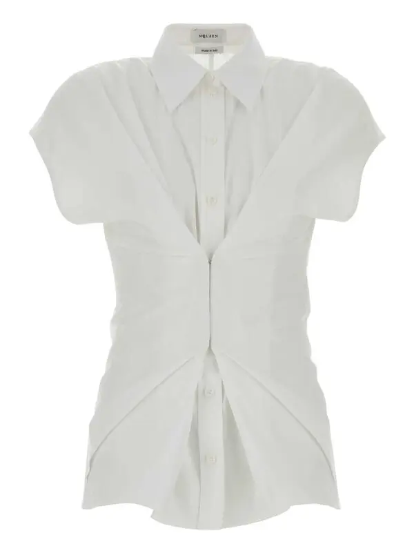 Alexander McQueen Poplin Shirt - White