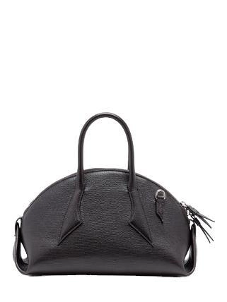 Proenza Schouler Small Bowler Bag In Shiny Goat - Ebony