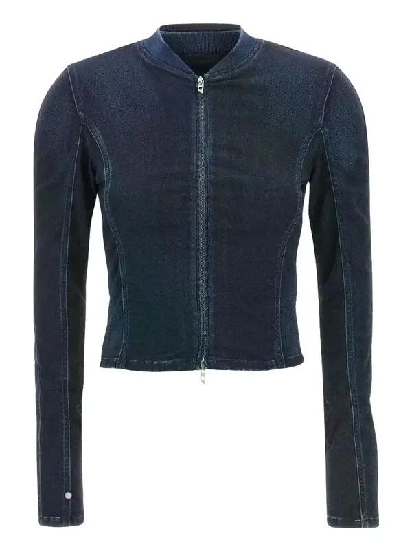 DIESEL® Joggjeans Cropped Jacket - Blue