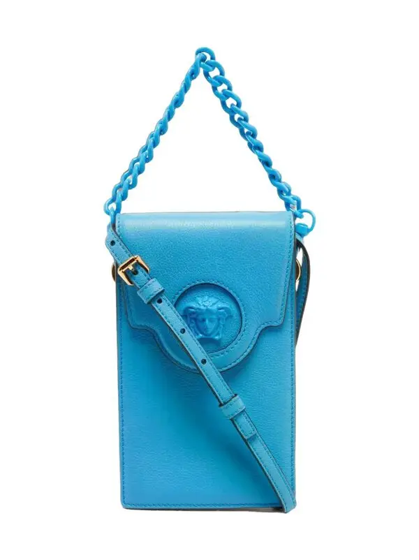 Versace La Medusa Crossbody Bag - Blue