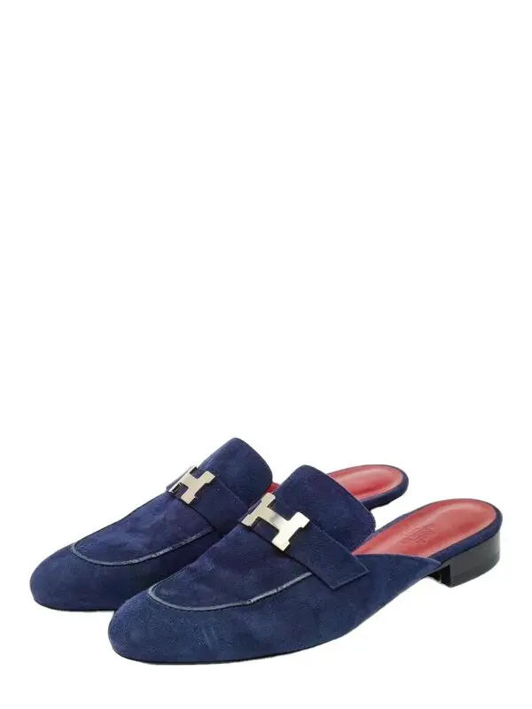 Hermès Trocadero Mules - Blue