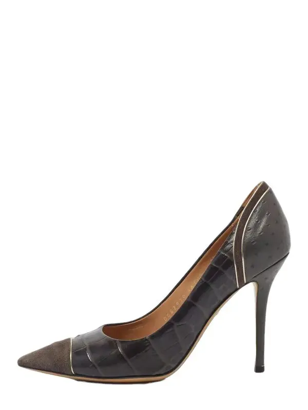 FERRAGAMO Susi Patch Pumps - Brown