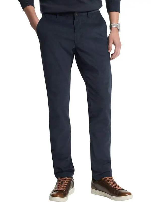 Michael Kors Slim-fit Cotton Blend Corduroy Pants In Size By - Blue