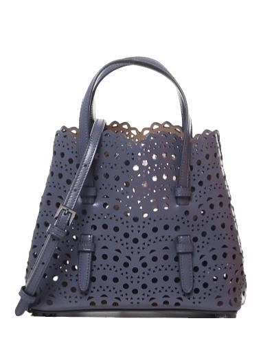 Alaïa Hollow Shoulder Bag - Black
