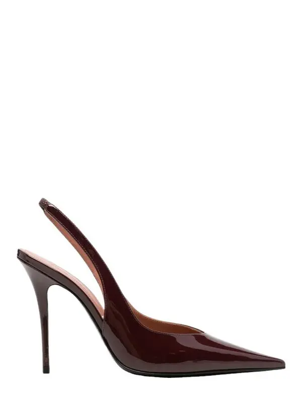 Amina Muaddi Pointed-toe High-heeled Sandals - Black