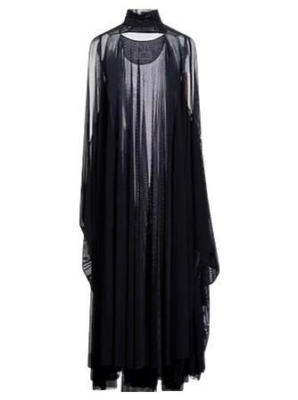 MAISON MARGIELA Tulle Turtleneck Dress - Black