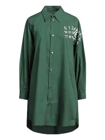 MAISON MARGIELA Long Printed Shirt - Green