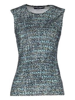 Dolce & Gabbana Sleeveless Knit Top - Gray