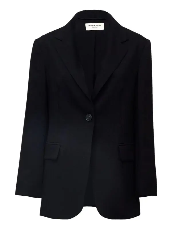 Max Mara Asta Single-breasted Blazer - Black