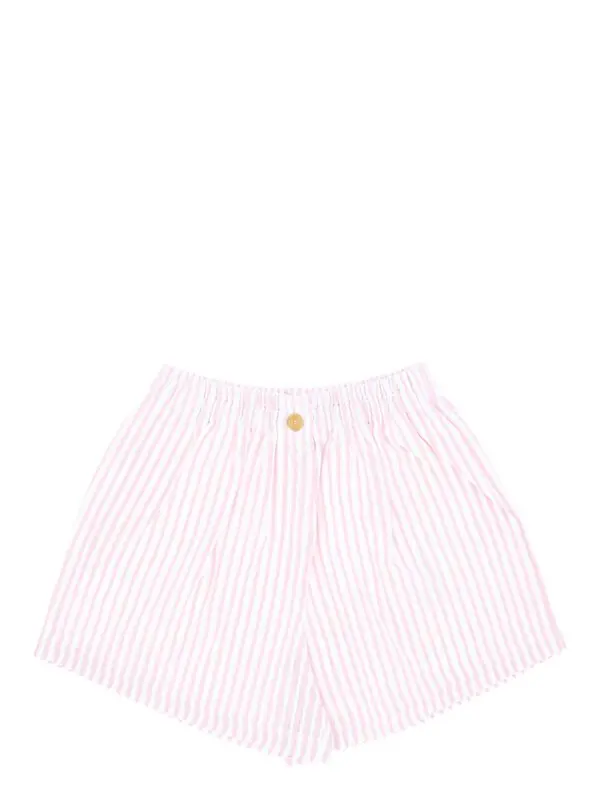 FORTE_FORTE Striped Relaxed Fit Shorts - Multi-color