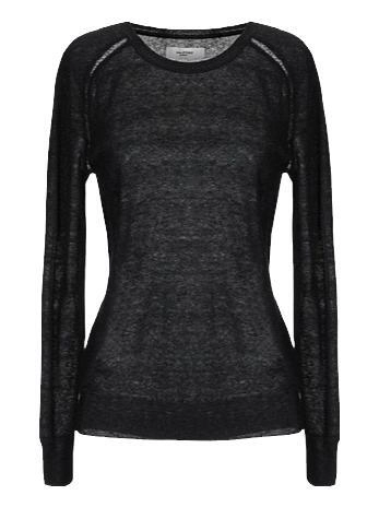 Isabel Marant Étoile Lightweight Long Sleeve Knit - Black