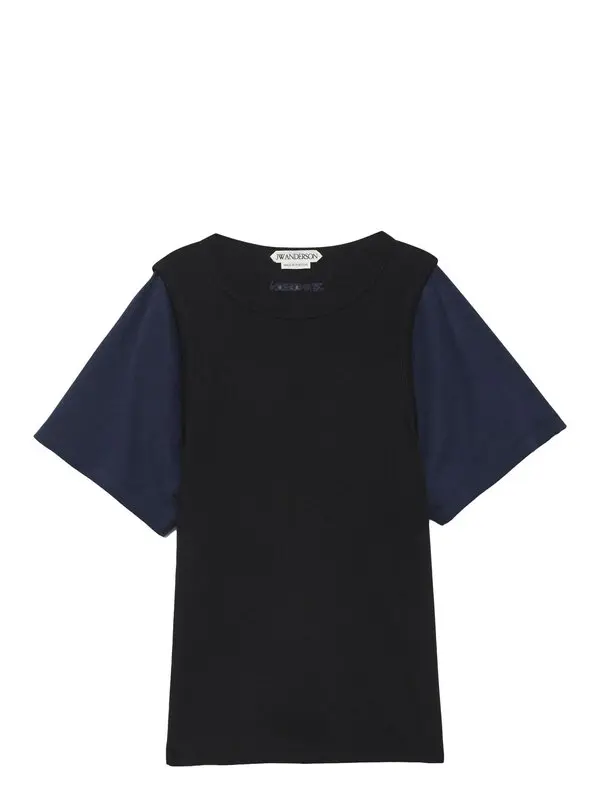JW Anderson Layered Cotton T-shirt - Multicolor