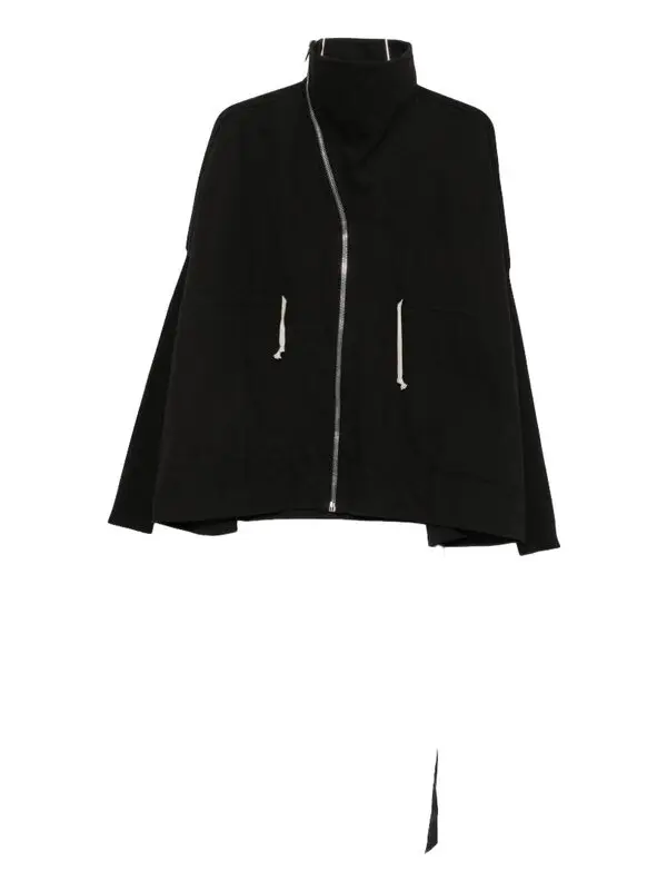 Rick Owens Cotton Asymmetric Zip Sweatshirt - Multicolor