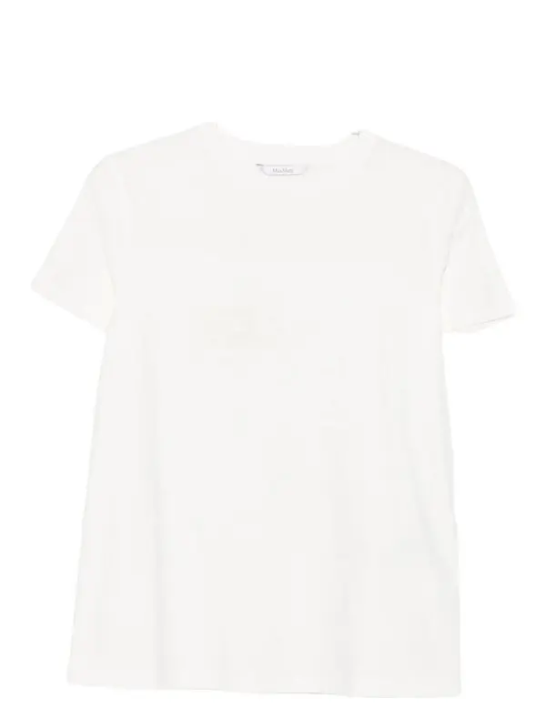 Max Mara Logo Cotton T-shirt - Multicolor