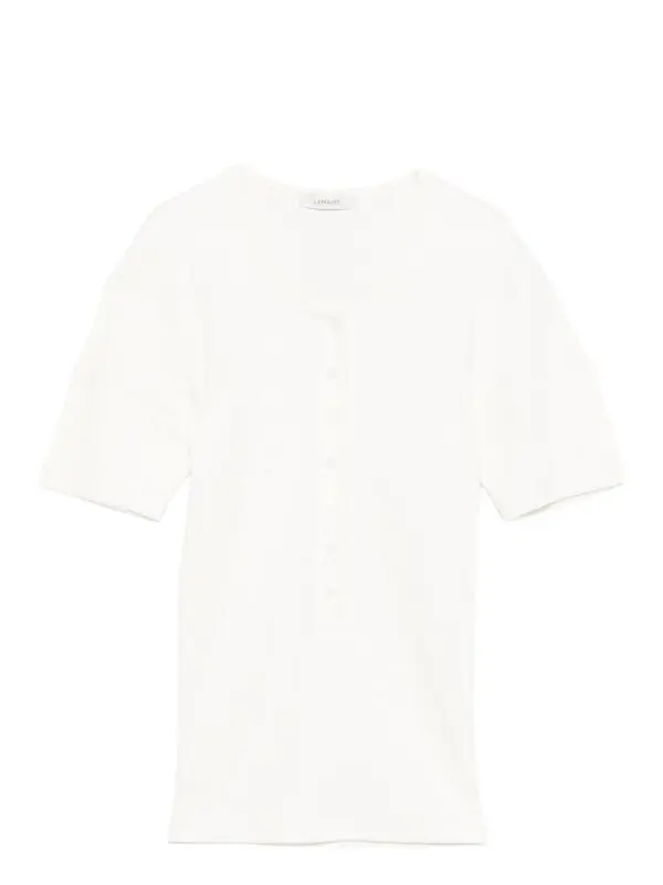 LEMAIRE Cotton And Linen T-shirt - Multicolor
