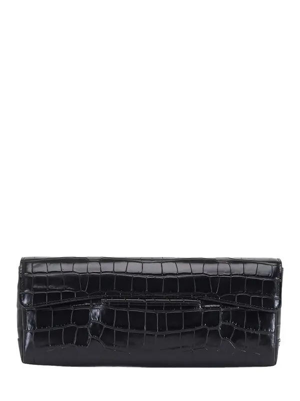 TOTEME Crocodile-embossed Leather Clutch - Multicolor