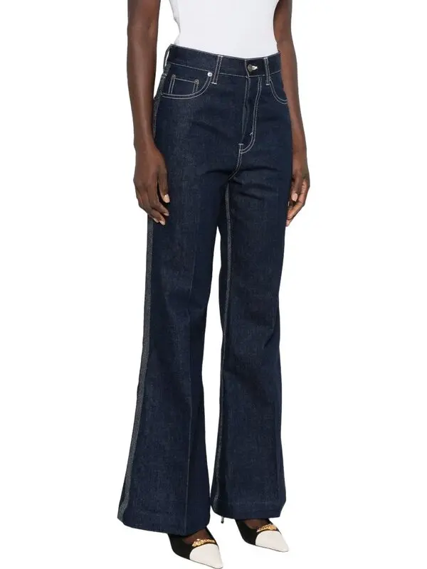 Celine Flared Denim Jeans - Multicolor