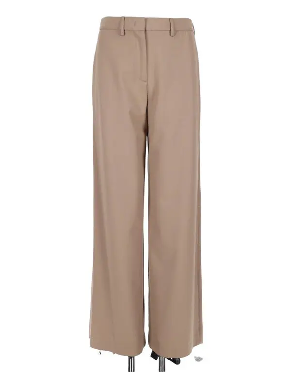 Fabiana Filippi Wide-leg Tailored Trousers - Brown
