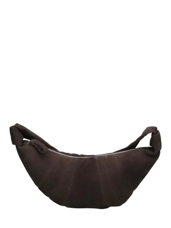 LEMAIRE Crescent Leather Shoulder Bag - Brown