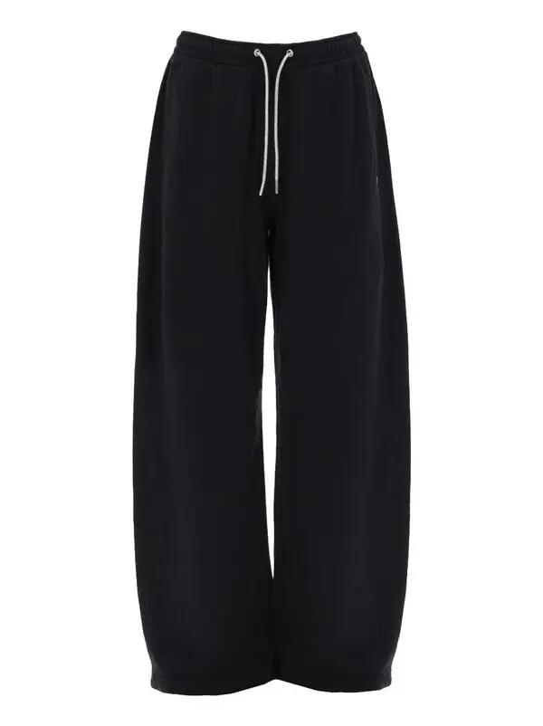 Alexander Wang Mid-waist Cotton Jogger Pants - Black