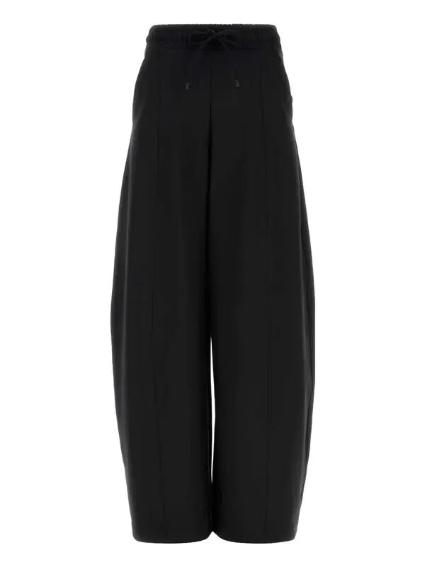Max Mara Nylon-blend Joggers - Black