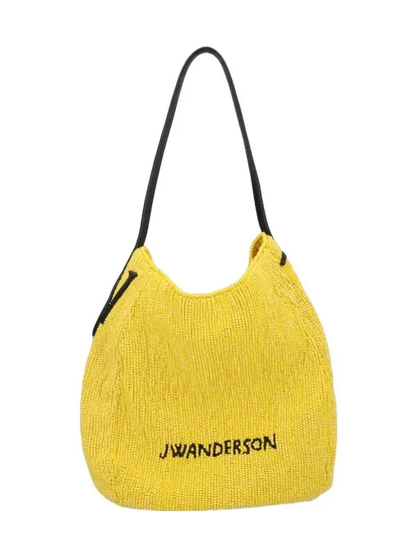 JW Anderson Beaded Shoulder Bag - Yellow