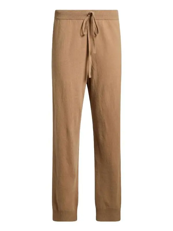 Max Mara Solidcolor Wool Waisted Tapered Trousers - Camel