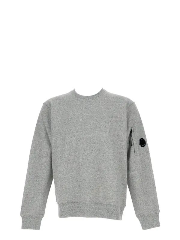 C.P. COMPANY Logo Cotton Crewneck Sweatshirt - Multicolor