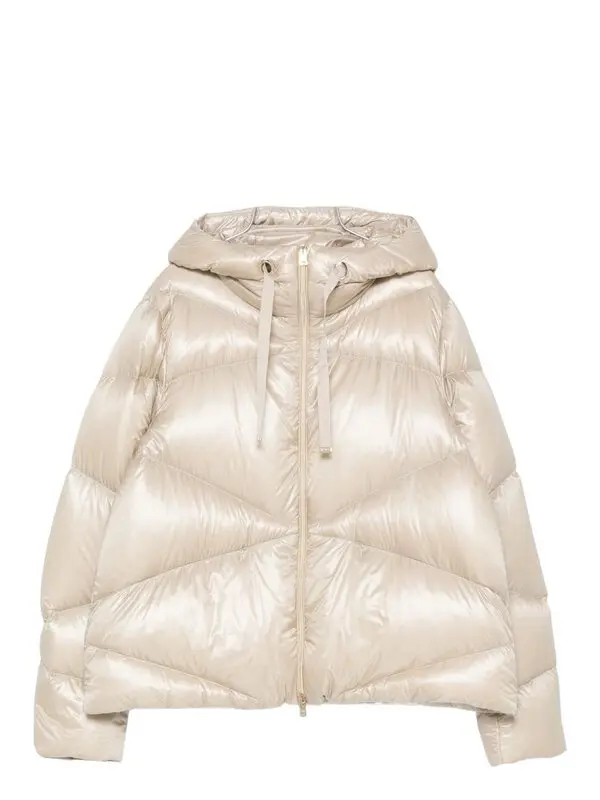 Herno Down Jacket With Drawstring Hood - Multicolor