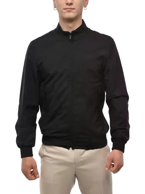 Corneliani Wool Bomber Jacket - Black