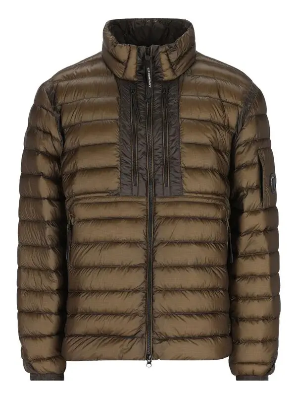 C.P. COMPANY Short Down Jacket - Multicolor