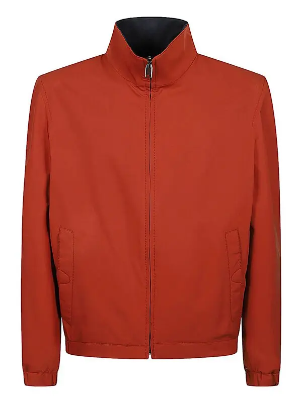 Brioni Silk Blouson Jacket - Multicolor