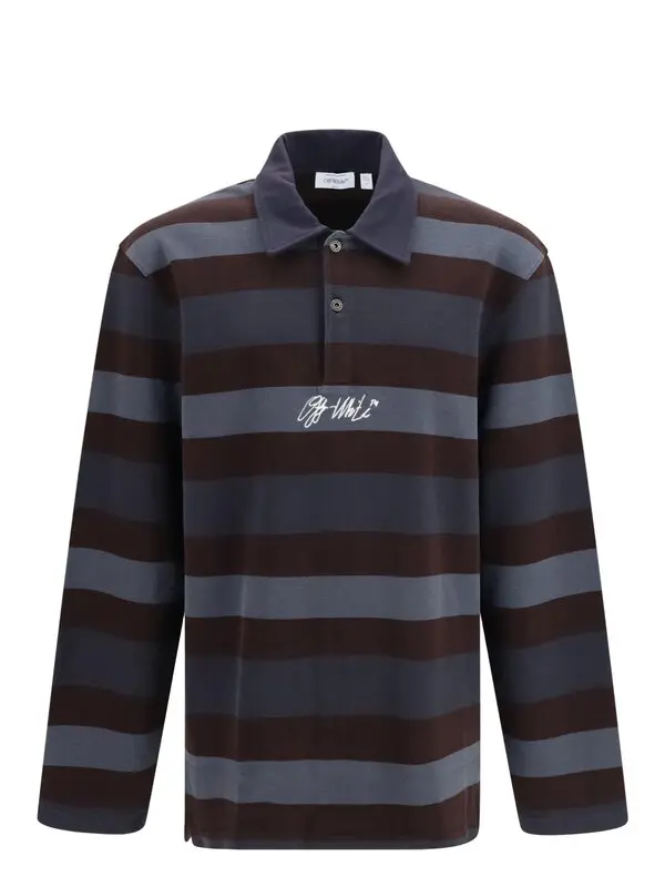 Off-White Stroke Polo Shirt Ale - Multicolour